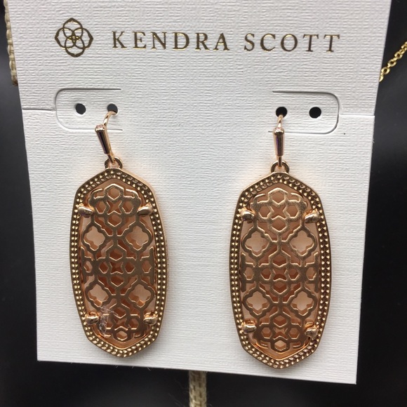 Kendra Scott Rose Gold Earrings